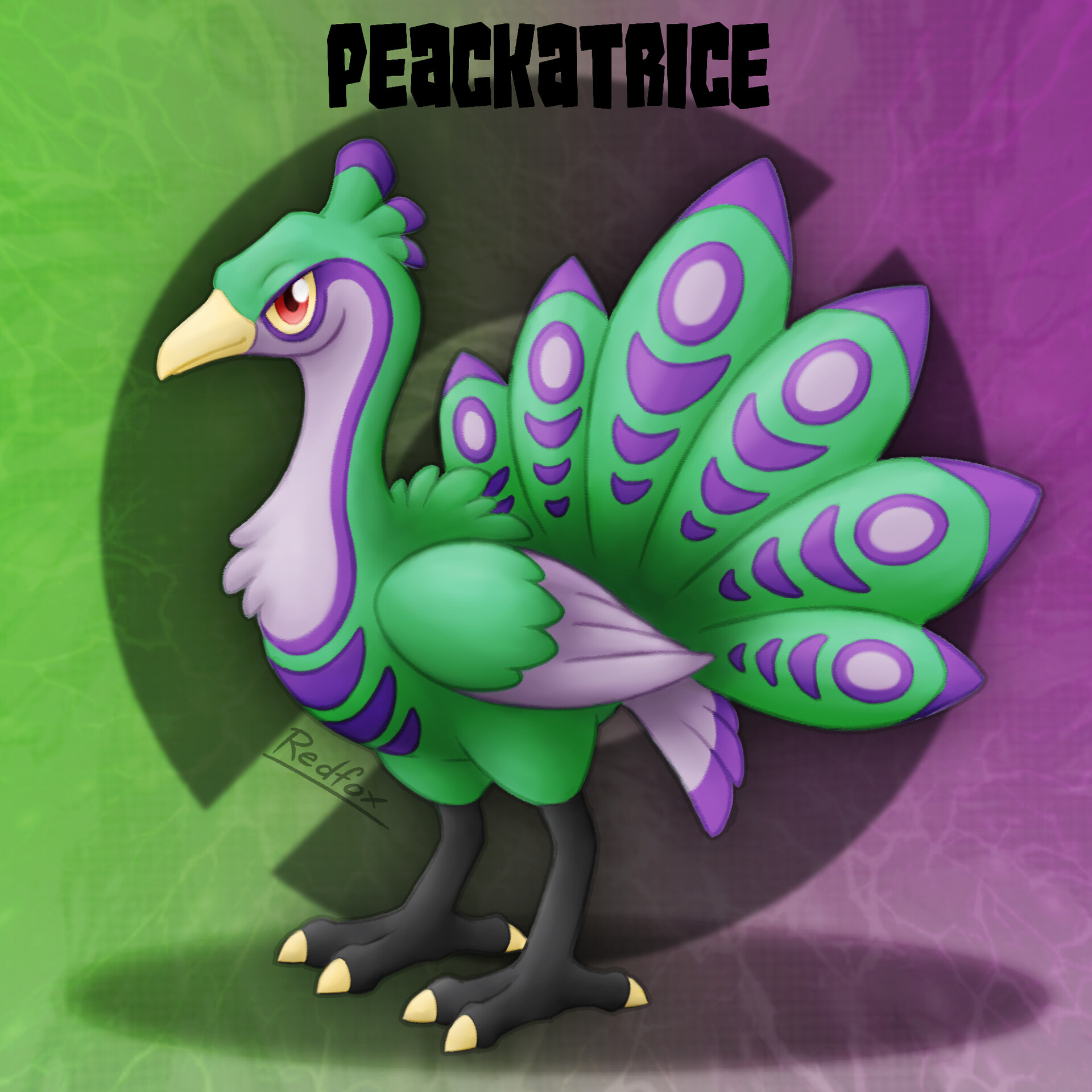 Redfox The Kitsune - Artwork Pokemon VP - Peackatrice