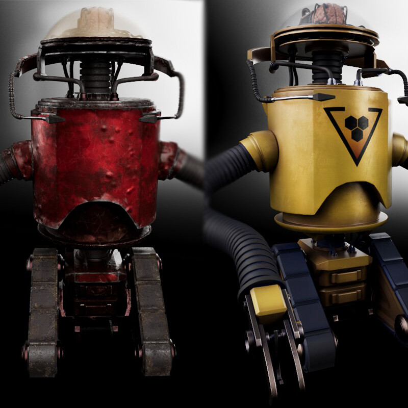 ArtStation - Realistic/Stylized Robobrain