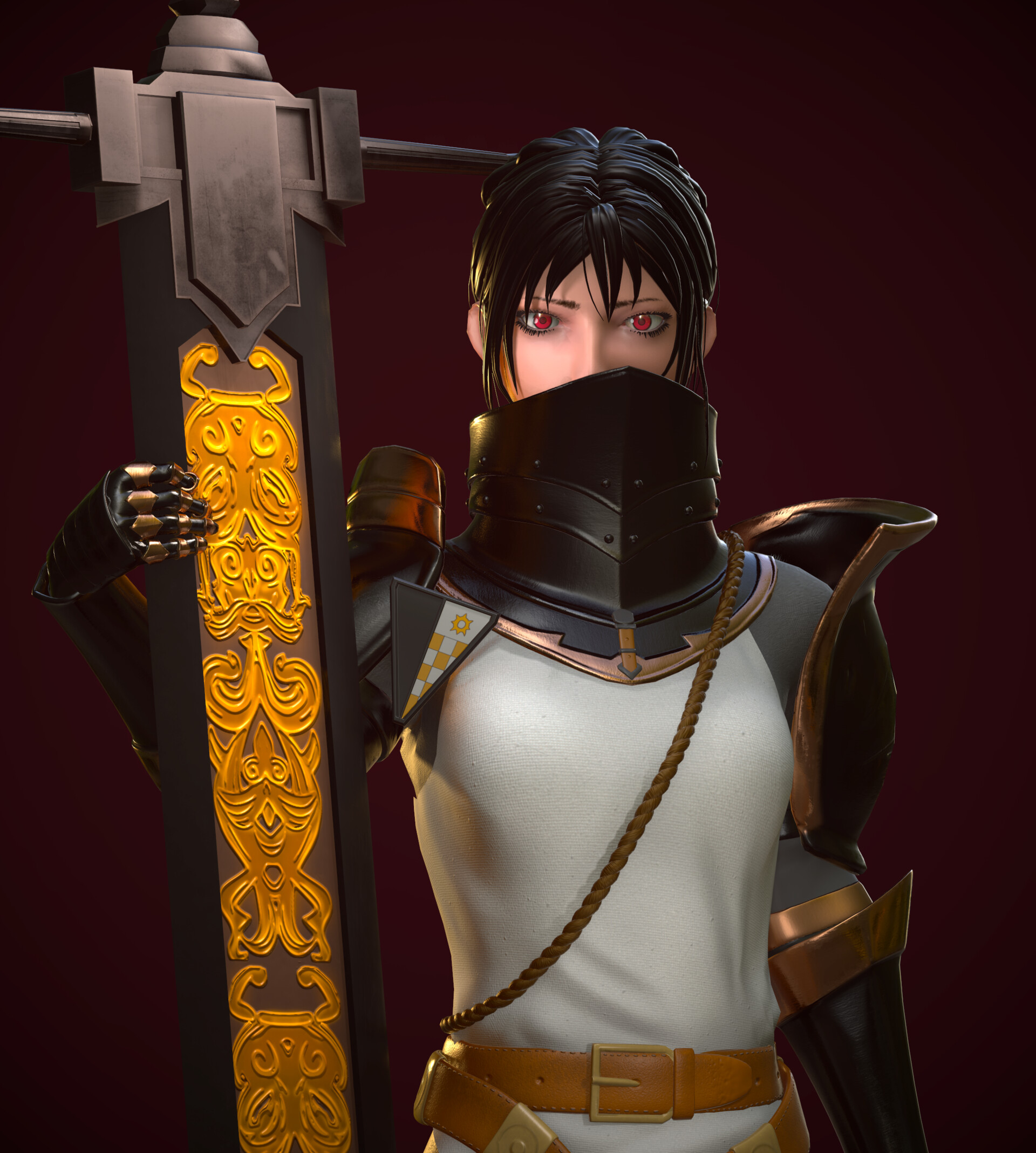 ArtStation - Big sword Knight