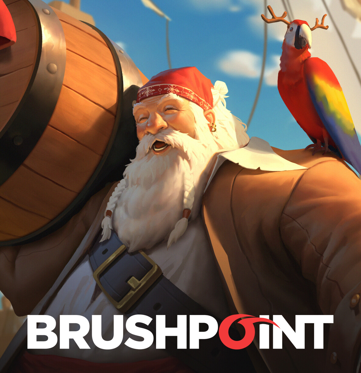 ArtStation - Pirate Santa (for Brushpoint Academy Dec 2022 Artjam)