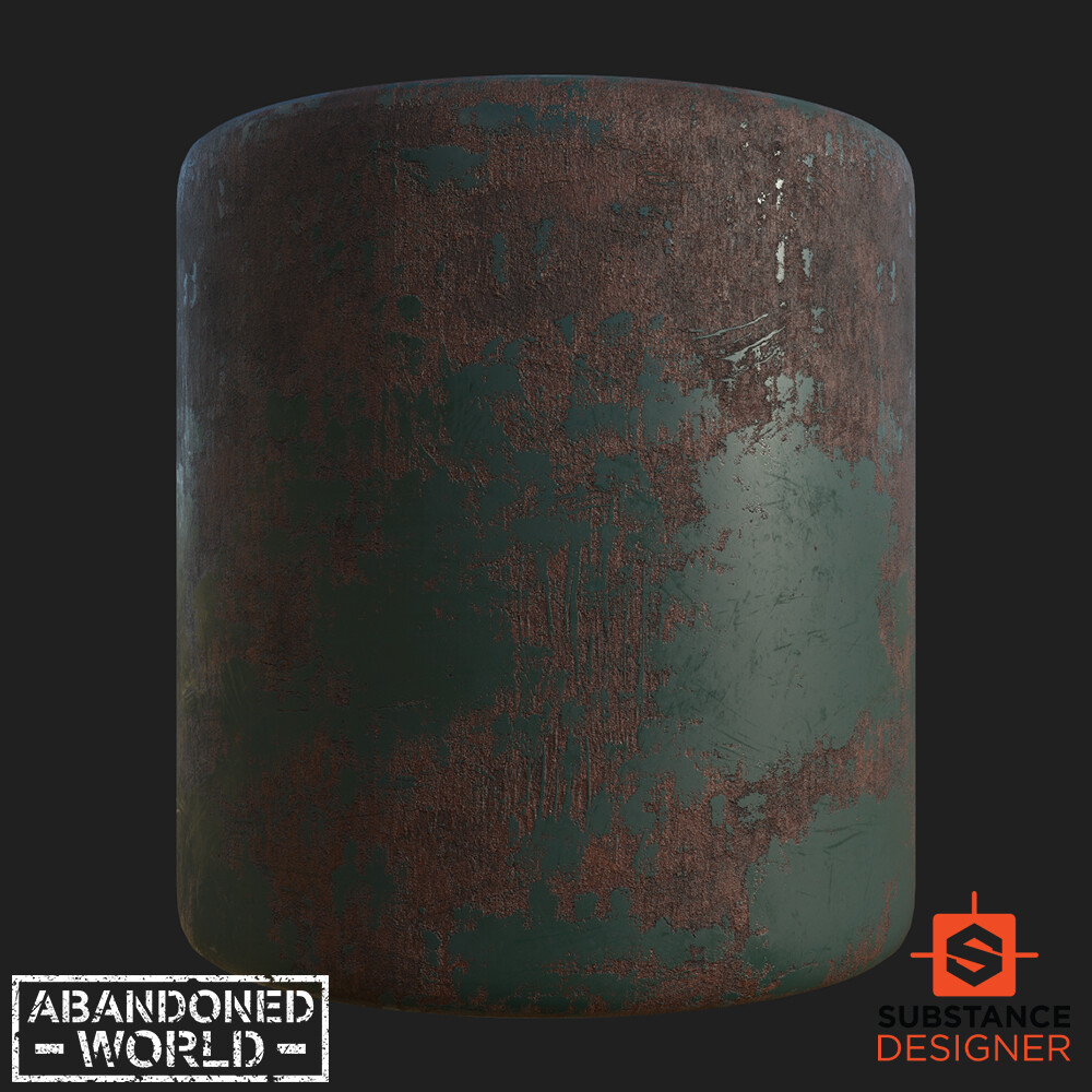 ArtStation - Rusty Metal Materials