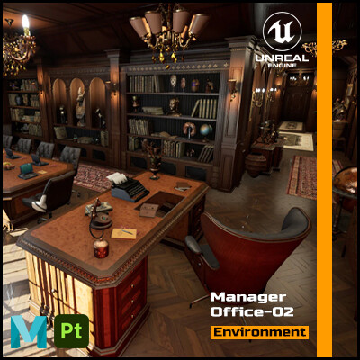 ArtStation - Manager Office: Classic Style