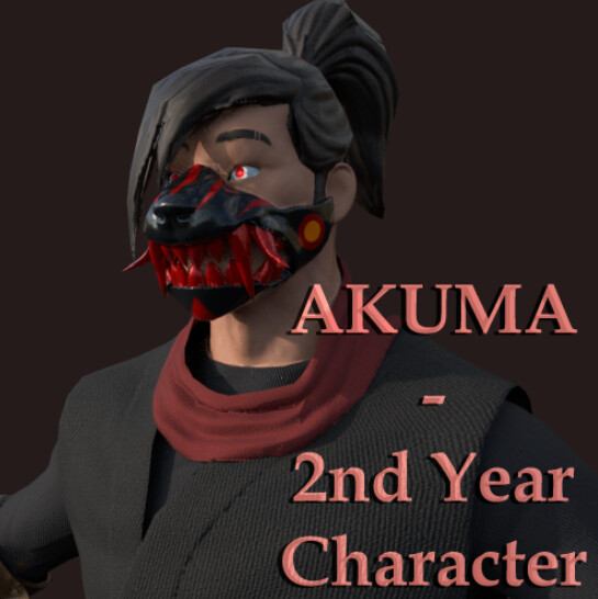 ArtStation - Akuma Character Concept, Sculpt, UV, and Texture