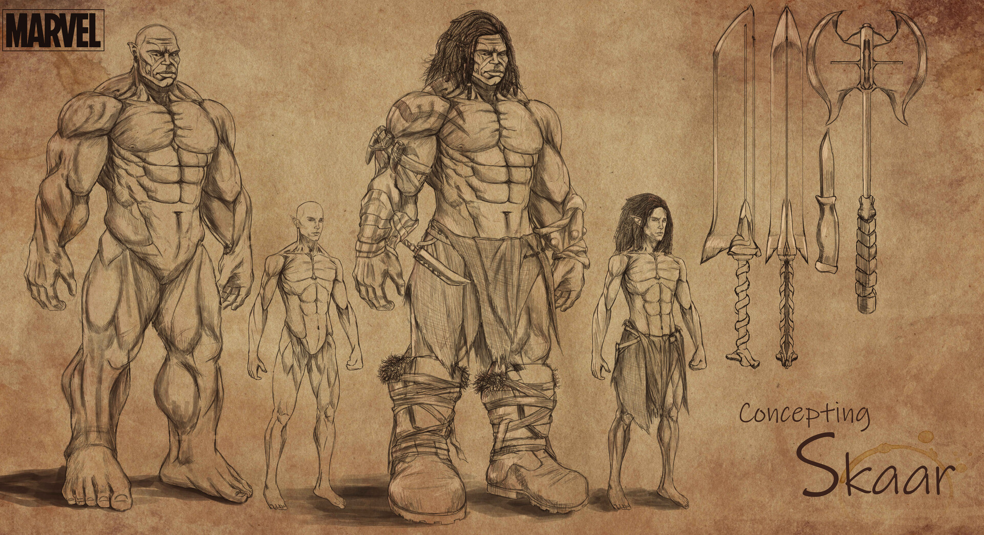 ArtStation - Marvel Skaar