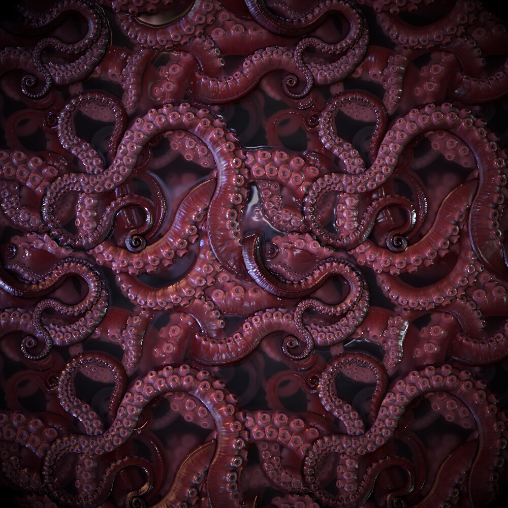 ArtStation - Tentacle procedural material