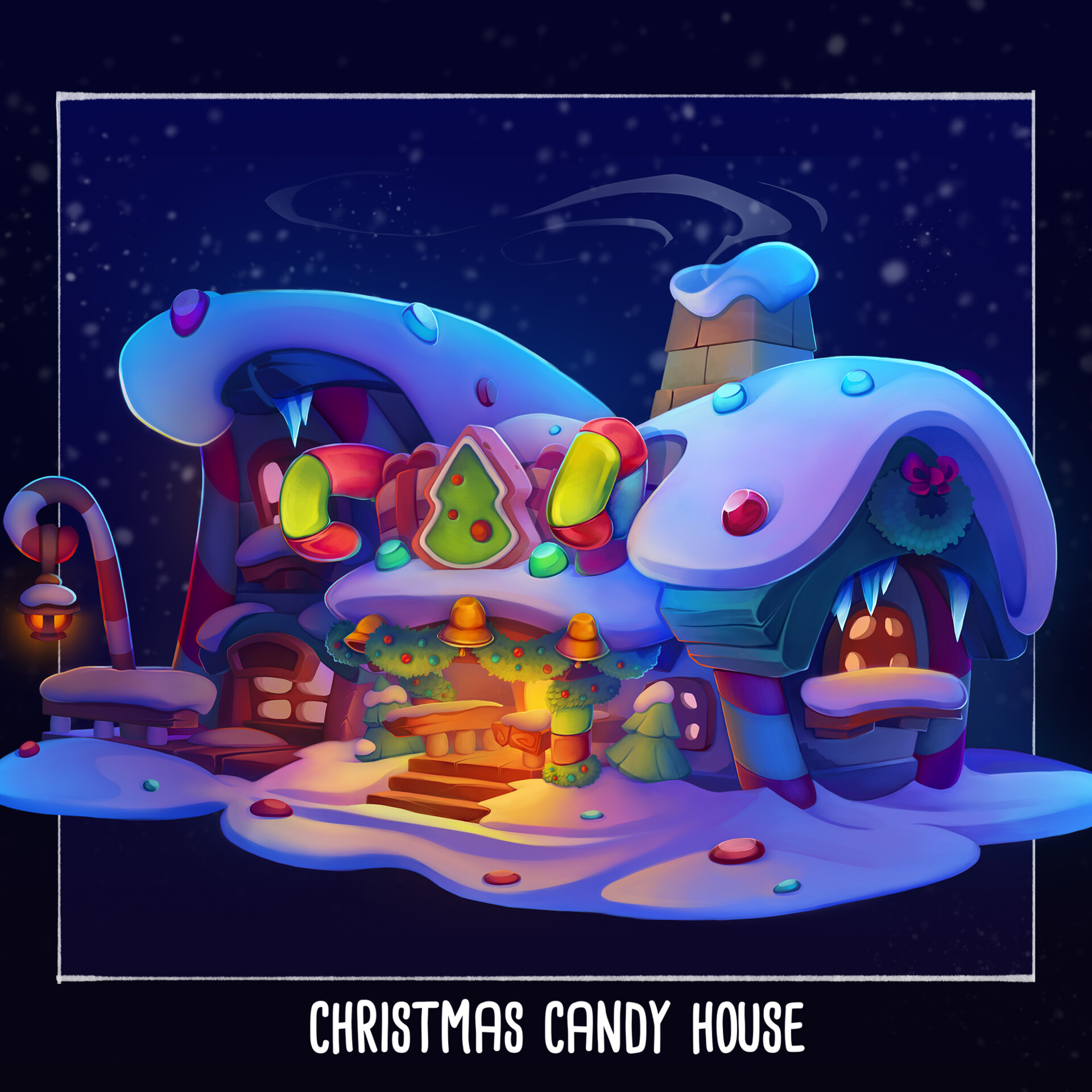 ArtStation - Christmas Candy House