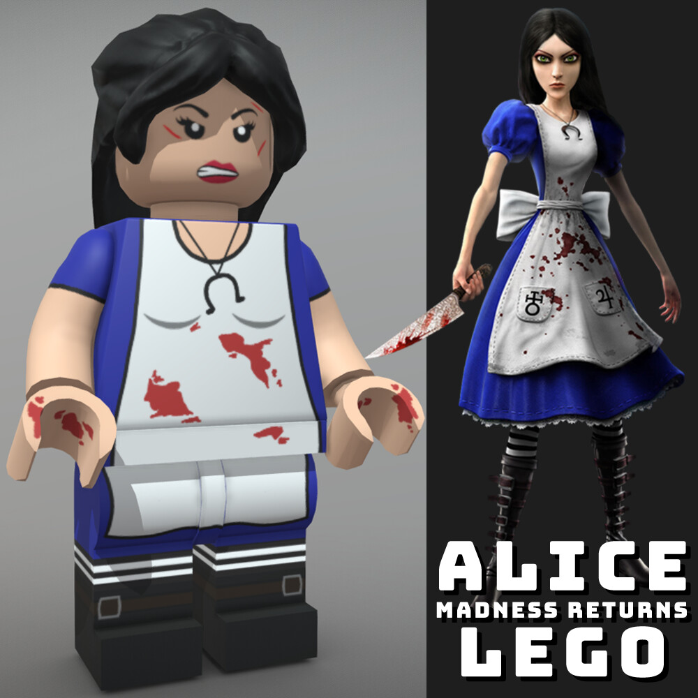 ArtStation - Alice: Madness Returns LEGO Character