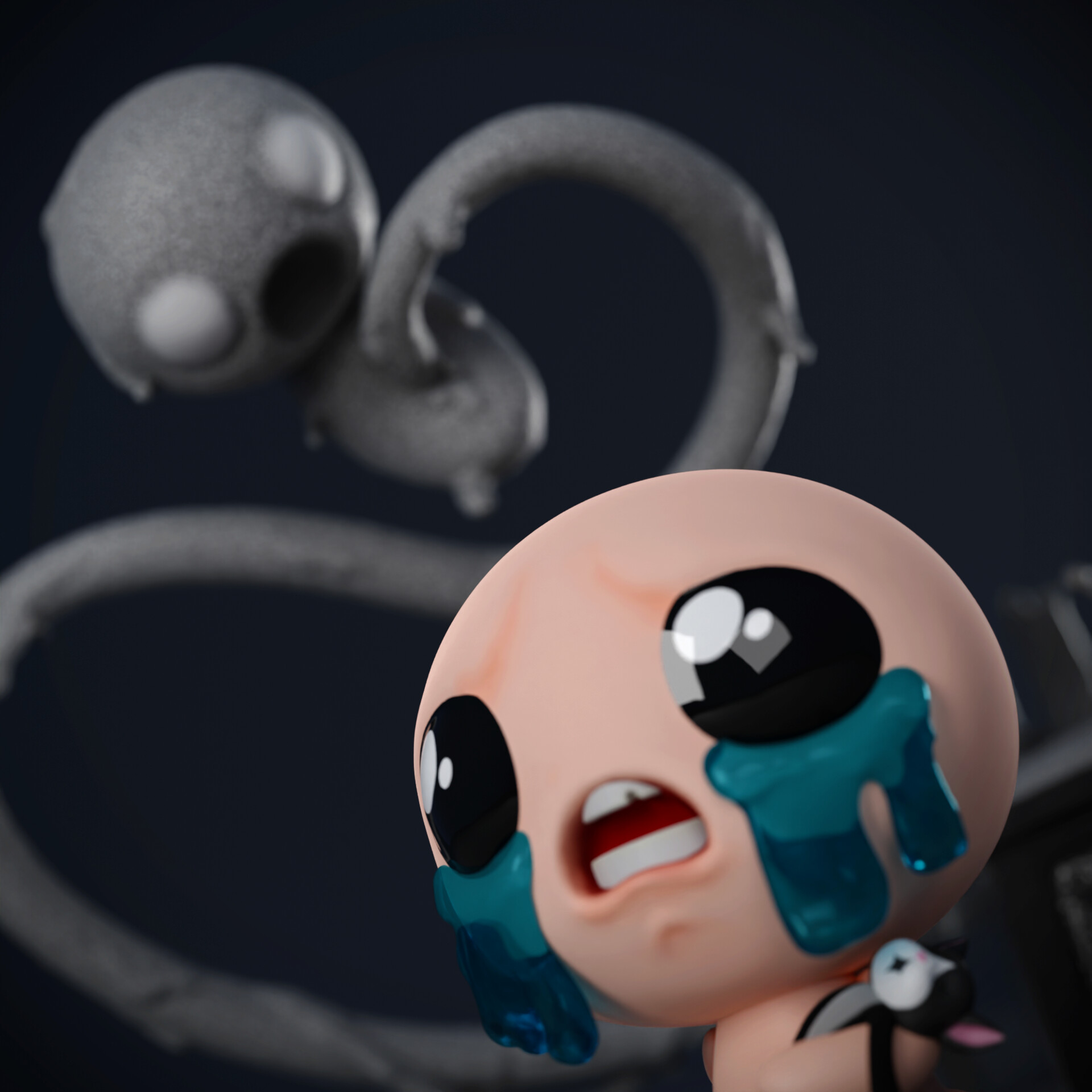 ArtStation - Issac Vs. Dogma Diorama - BoI Fan Art / Statue