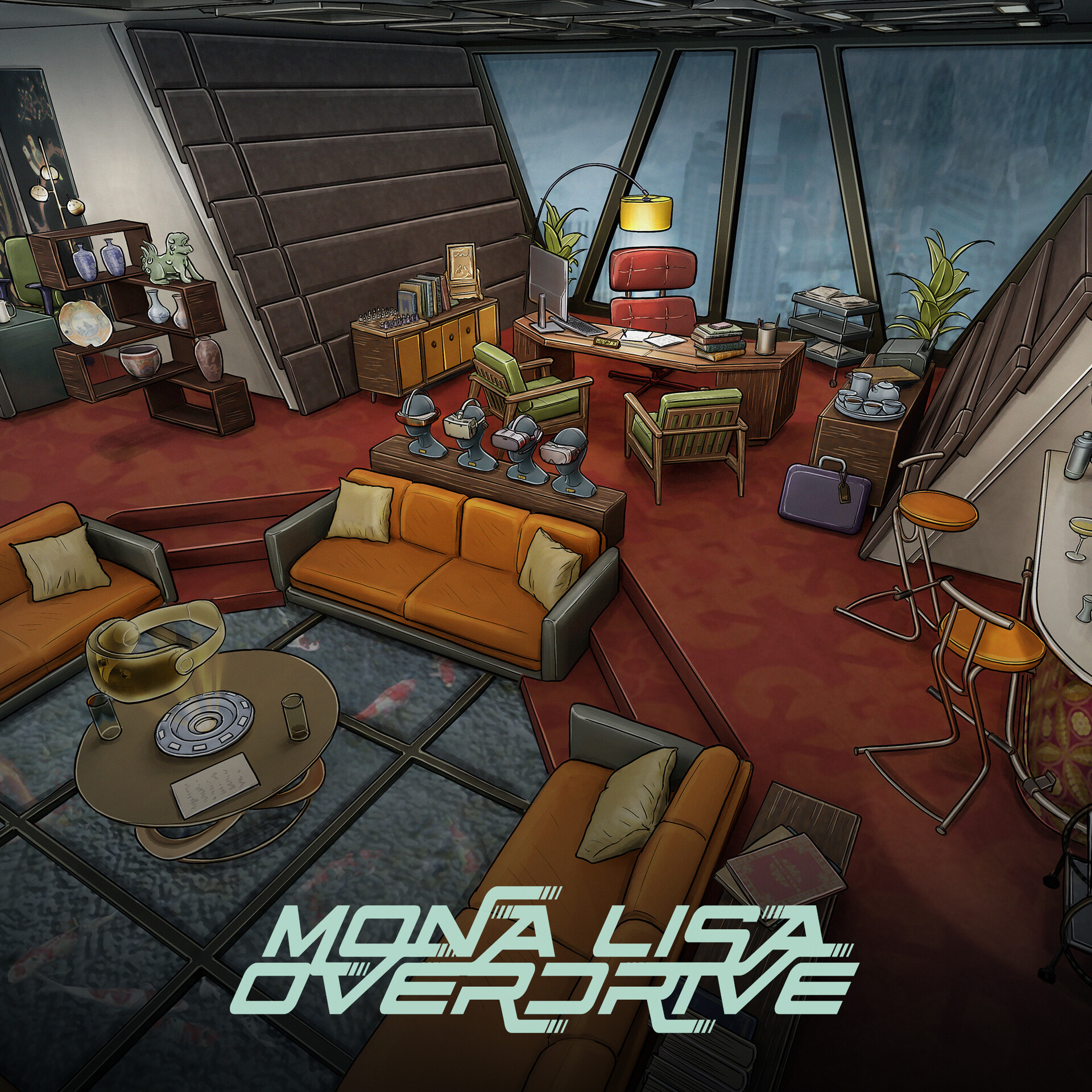 ArtStation - Mona Lisa Overdrive - Sim Stim CEO Office Cutaway