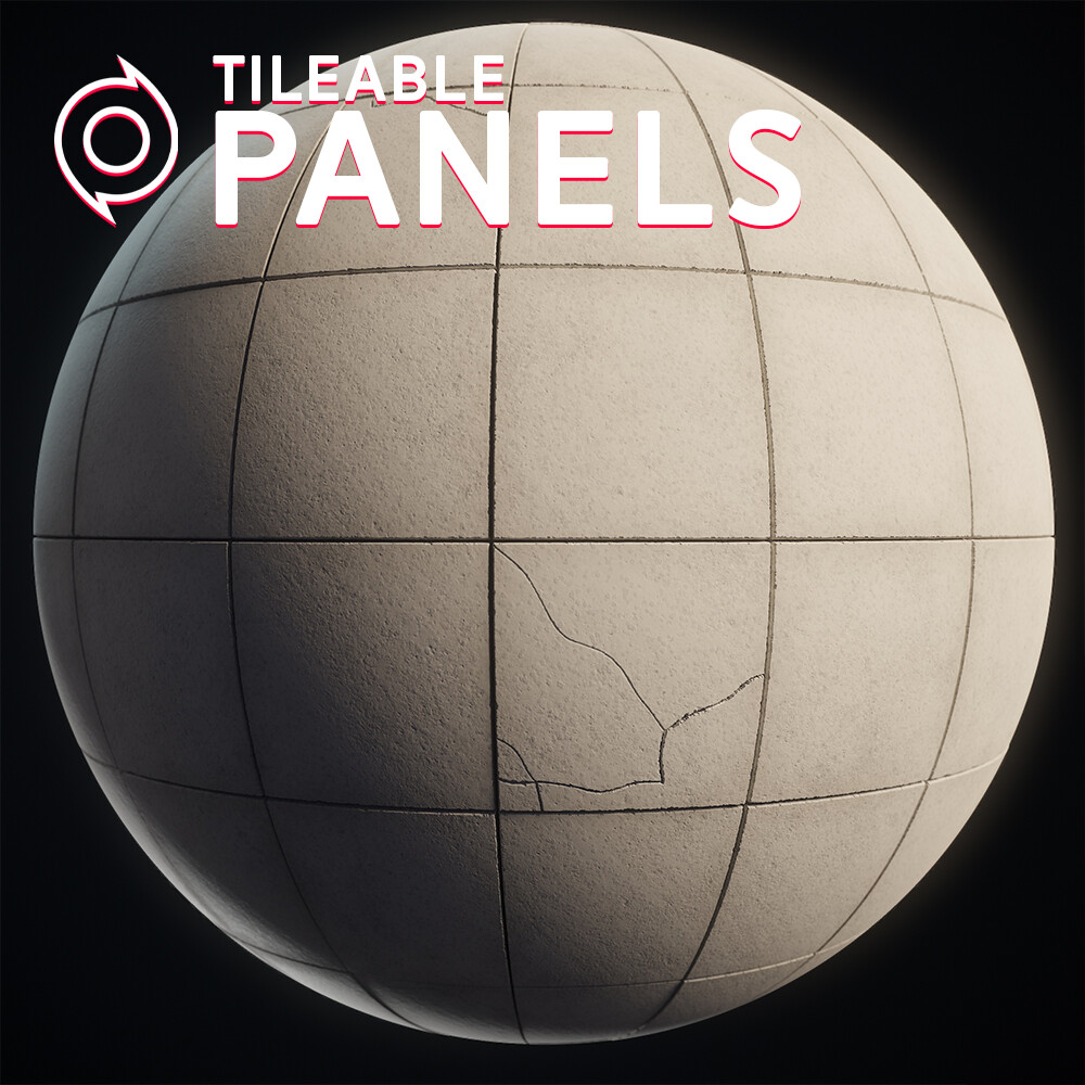 ArtStation - Tileable Street Panels Material