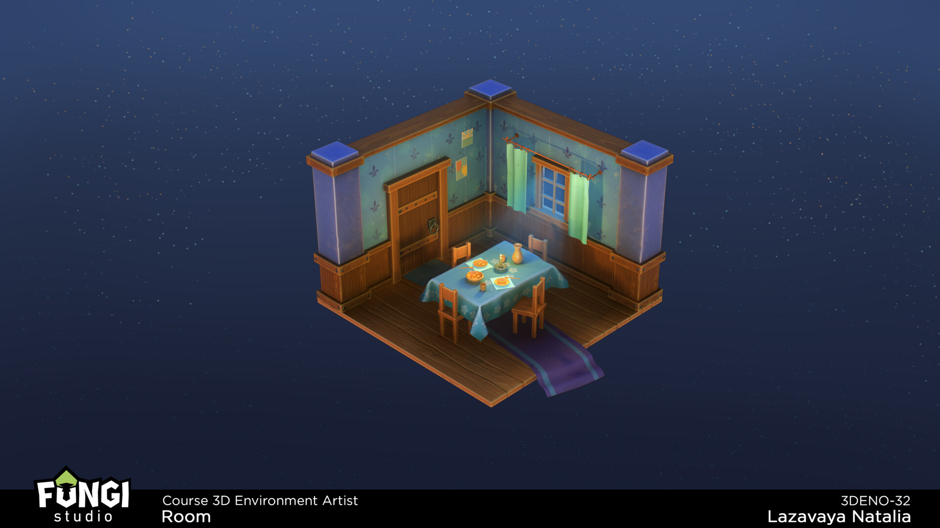 ArtStation - The stylized room