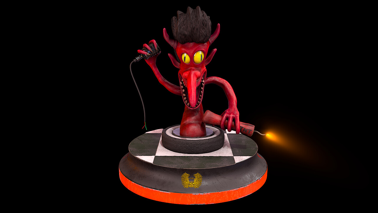 ArtStation - The crazy Devil (crazy chess)