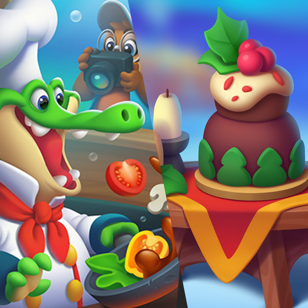 ArtStation - Some work's in Fishdom (2019-2021)