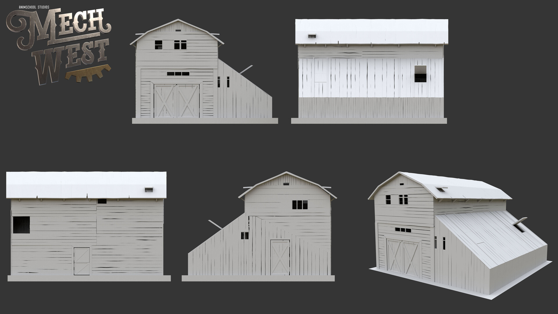 ArtStation - MechWest-Barn