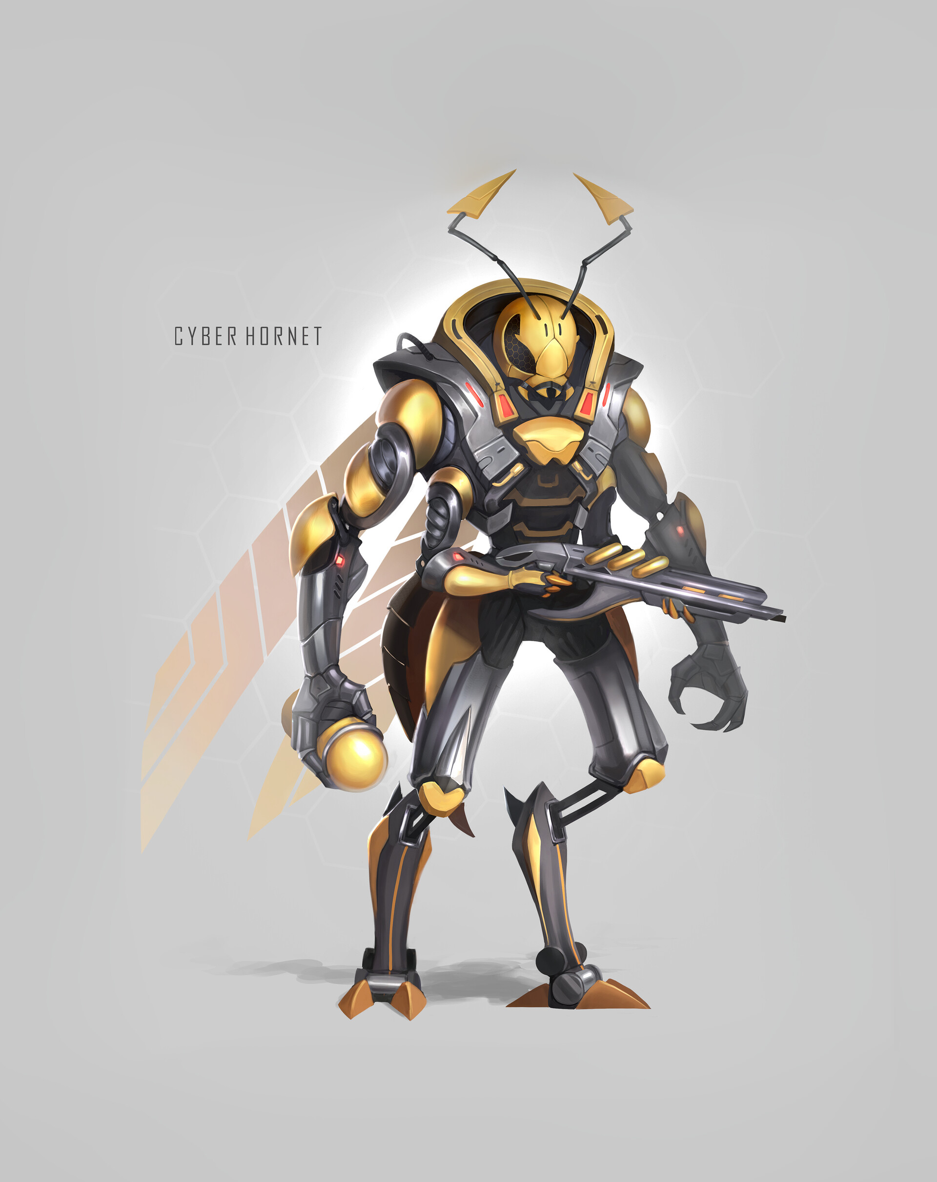 ArtStation - Cyber Hornet | Character design