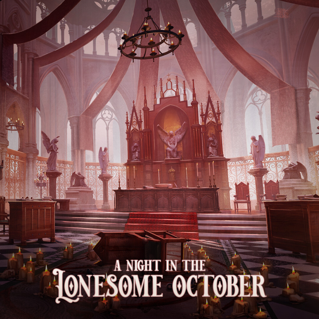ArtStation - The Local Church (Cinematic) - A Night in the Lonesome October