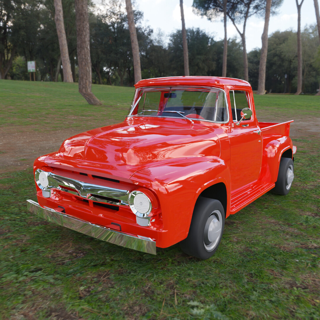 ArtStation - Ford F100 (3D Model with Engine Sounds)