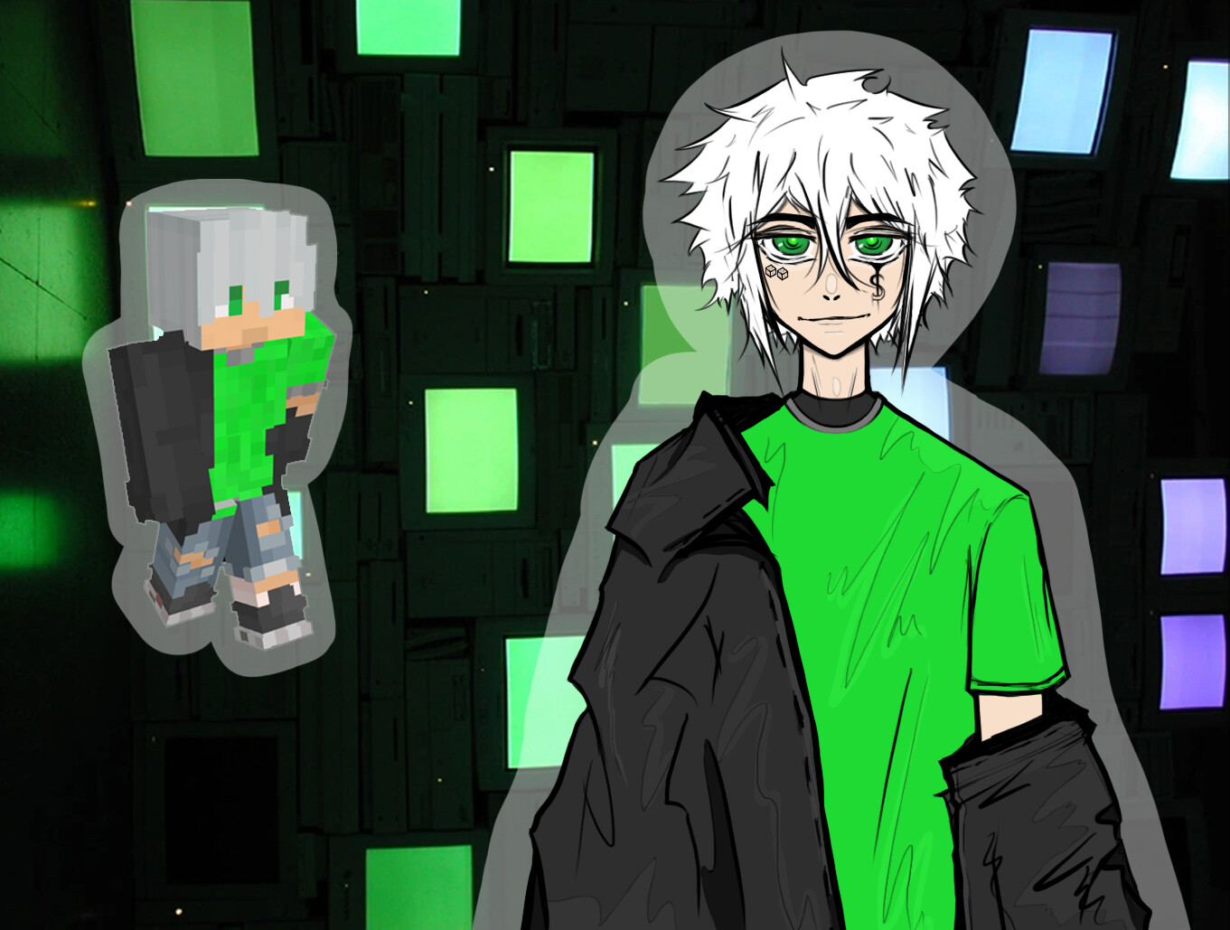 ArtStation - Minecraft skins in my art style