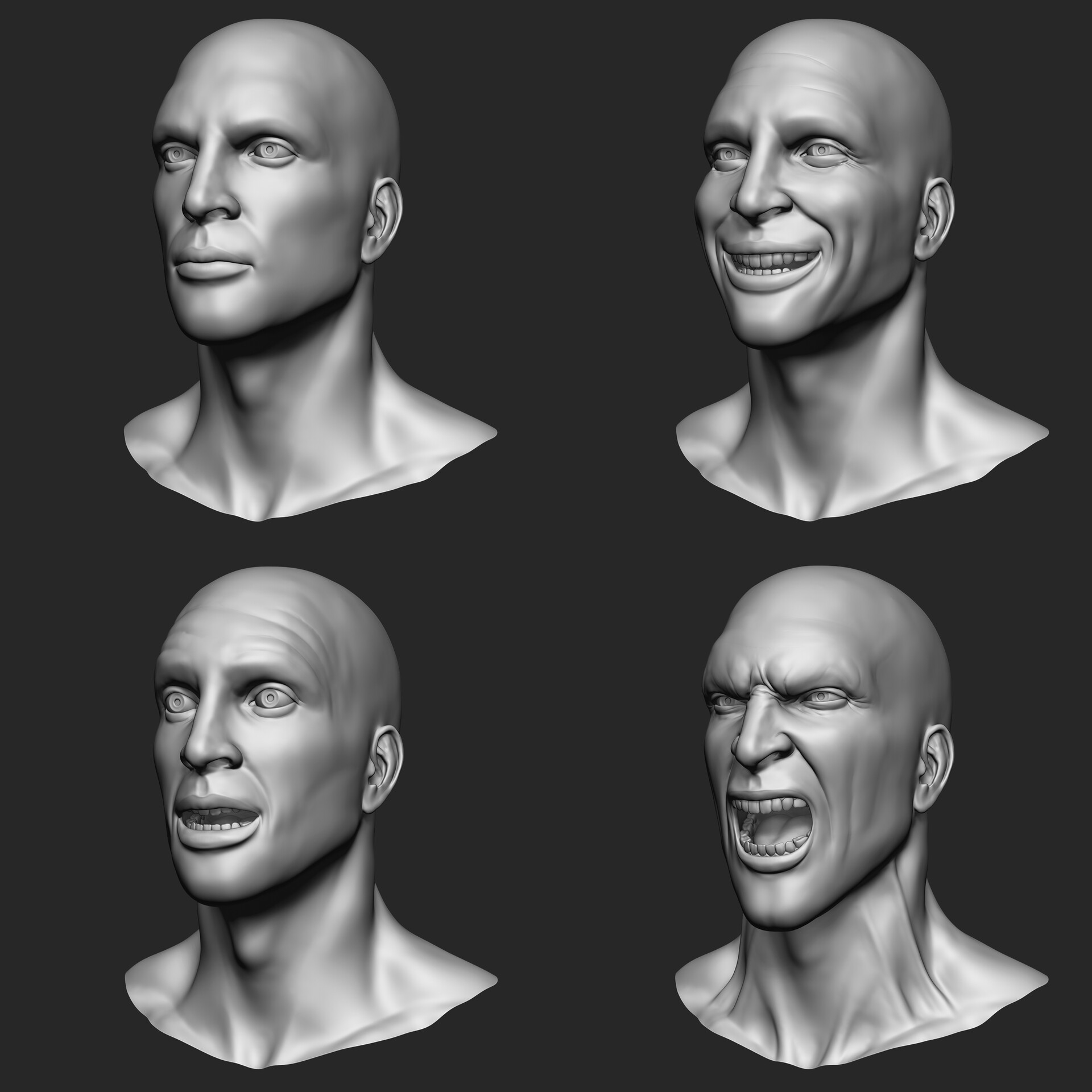 ArtStation - Master of character 3D: Facial expressions
