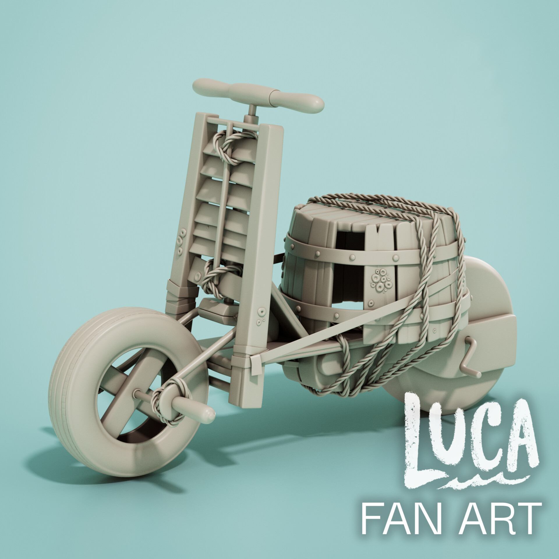 ArtStation - Personal Project: Motorcycle (Luca)