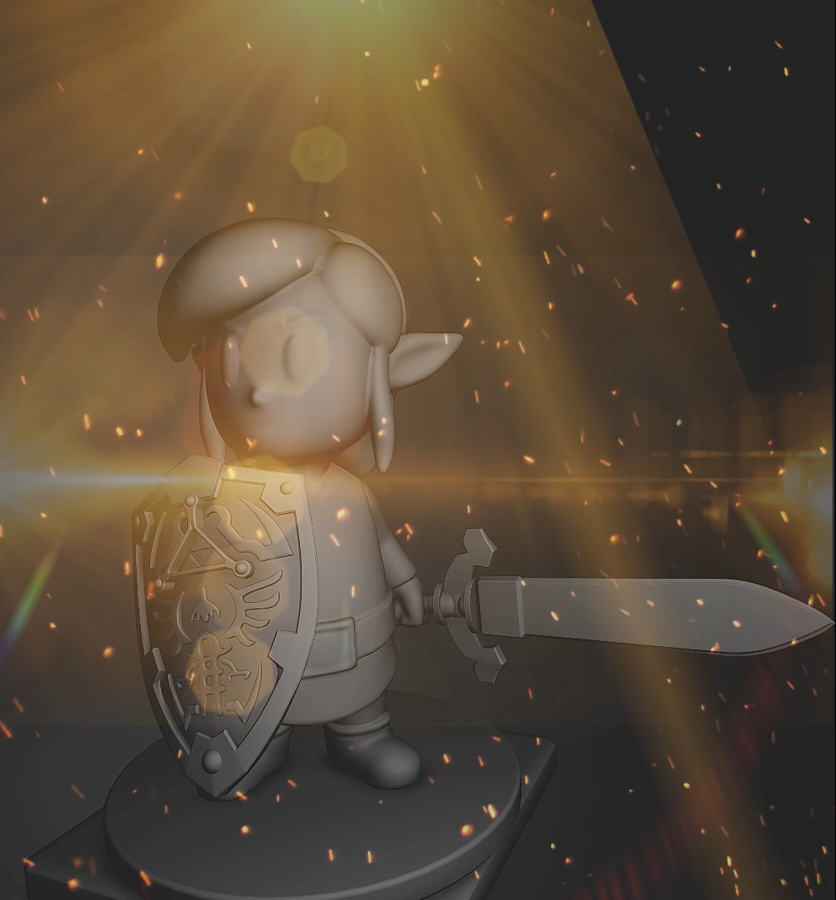 ArtStation - Legend of Zelda Link Scene