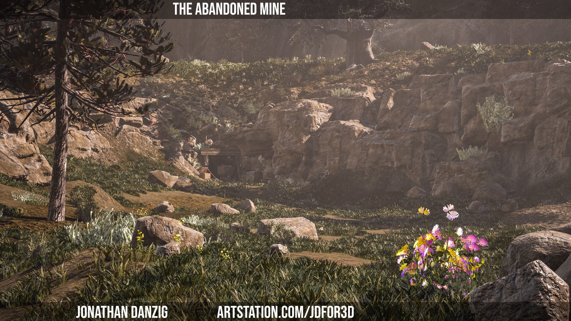 ArtStation - The Abandoned Mine - Organic Environment