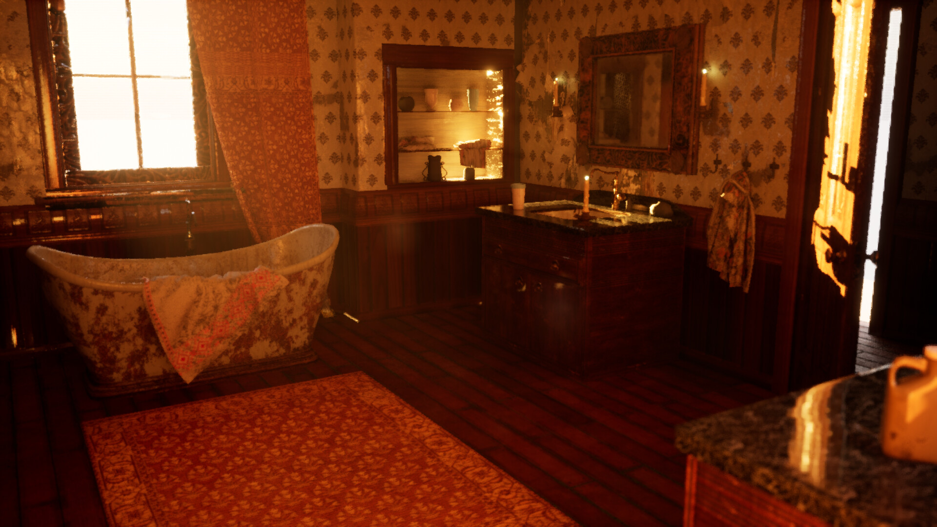 ArtStation - Horror Bathroom CGI