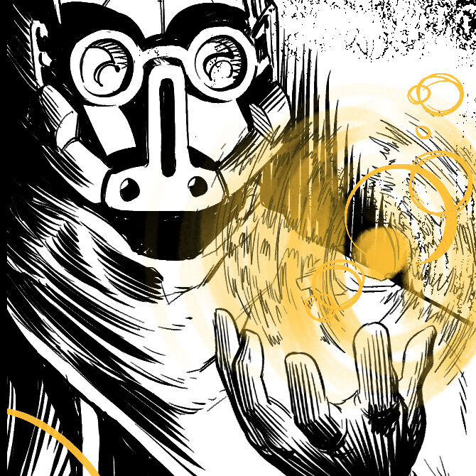 ArtStation - Inking Sample - DUODEC