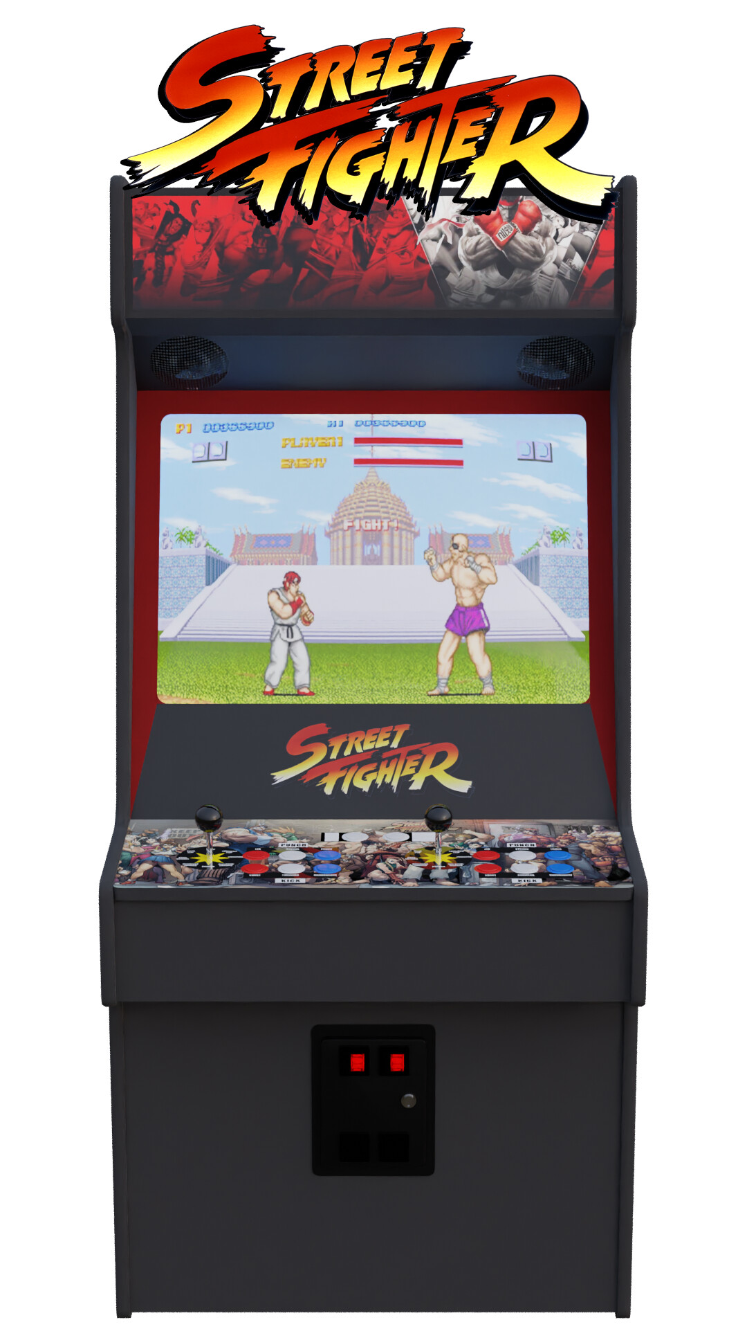 ArtStation - Street Fighter Arcade Machine