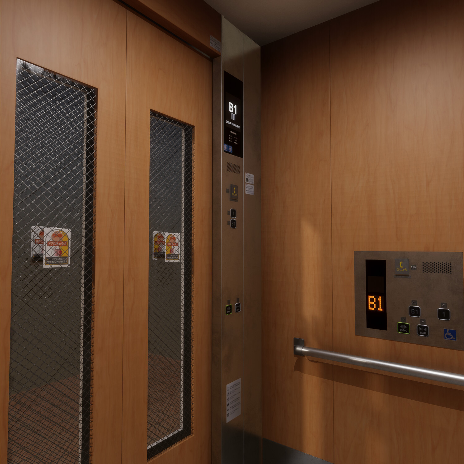 ArtStation - Unity - Elevator, Japan
