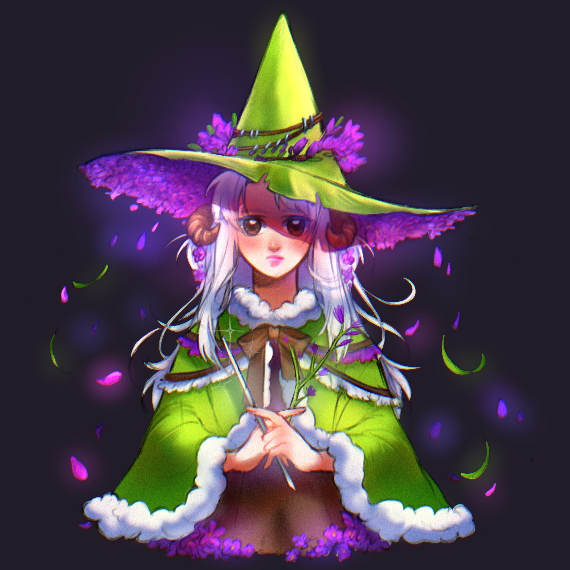 ArtStation - Flower witch