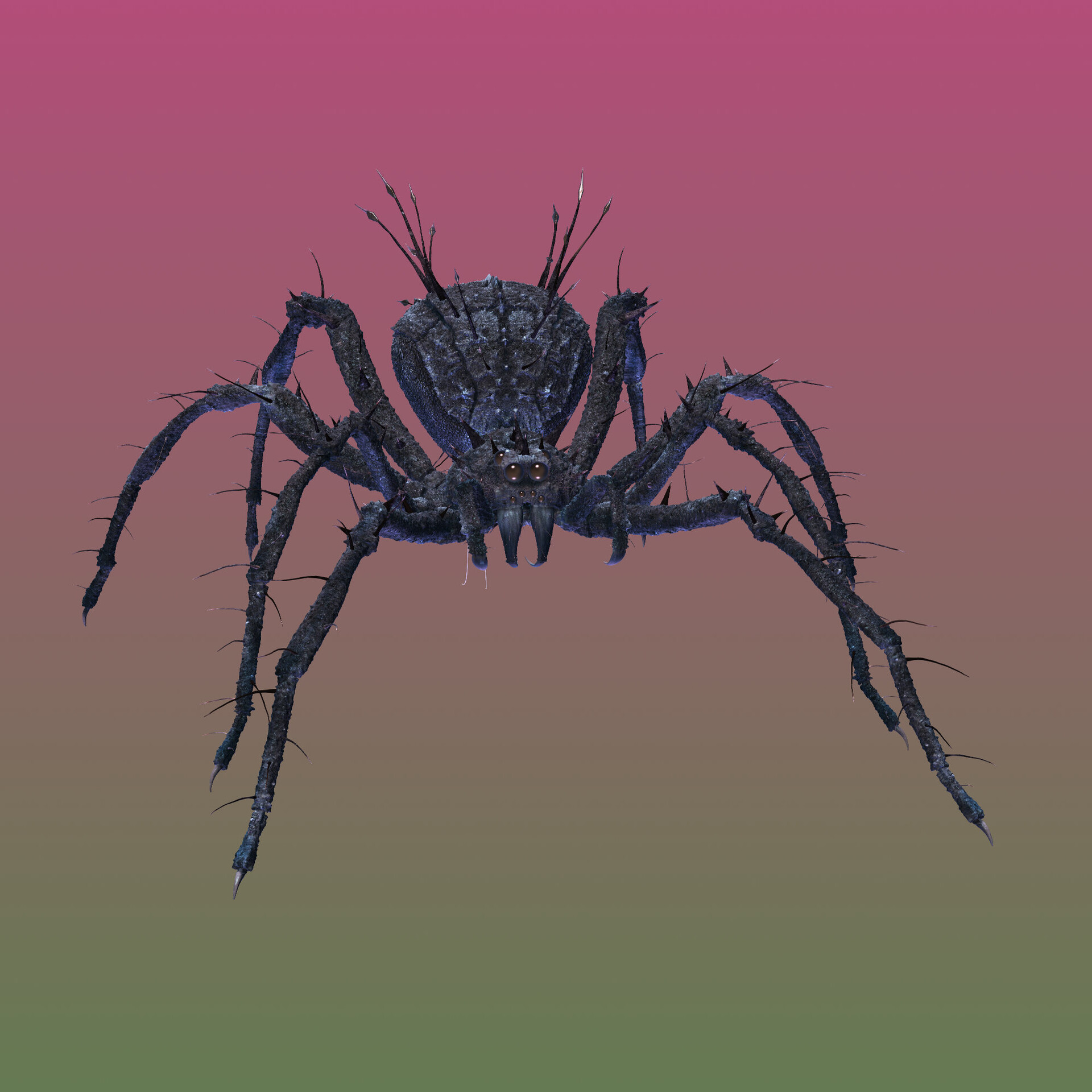 ArtStation - Scary Spider.