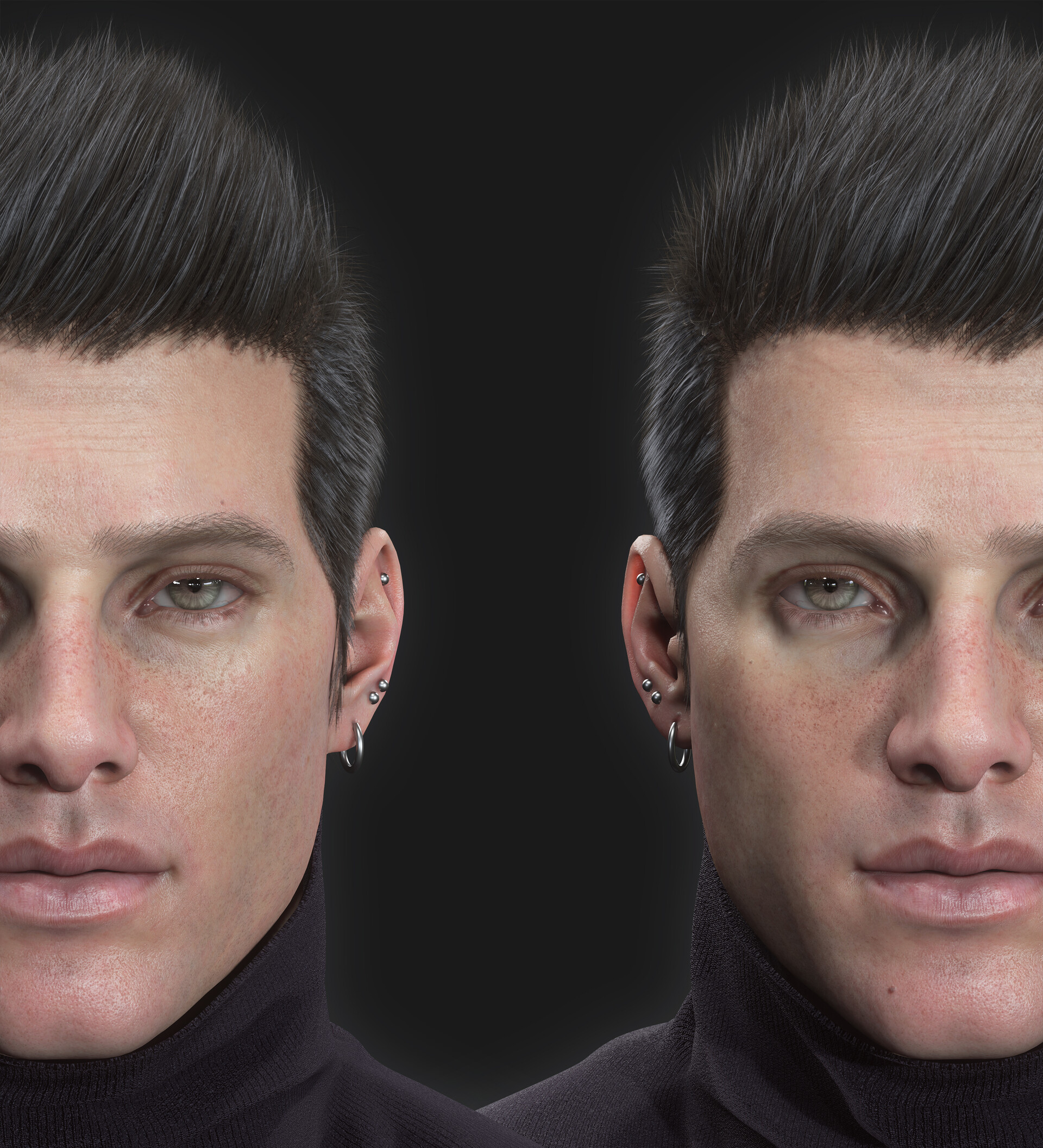 ArtStation - Real-Time Male Head