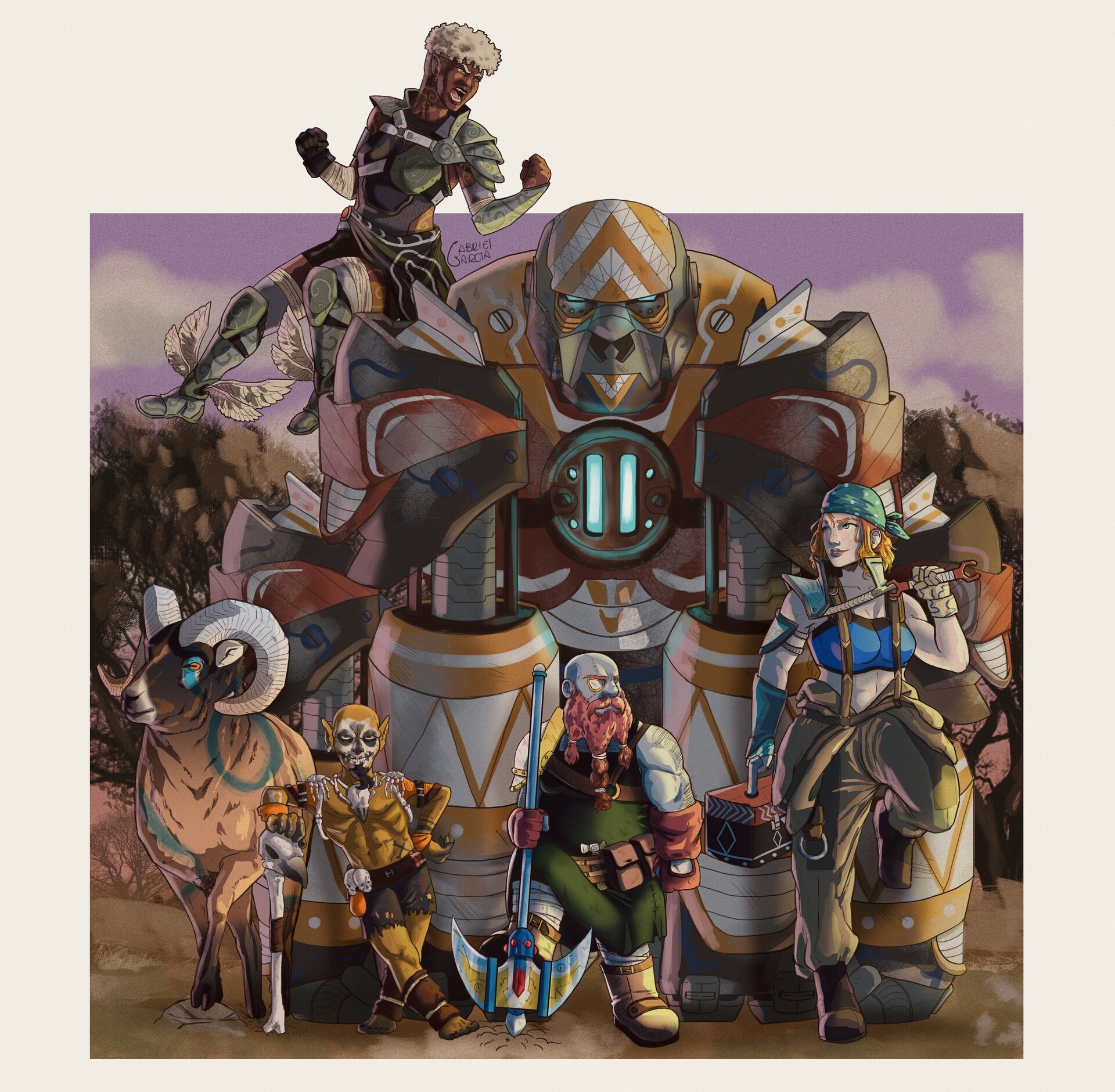 ArtStation - JUNK CHASERS - DND PARTY (PERSONAL PROJECT)