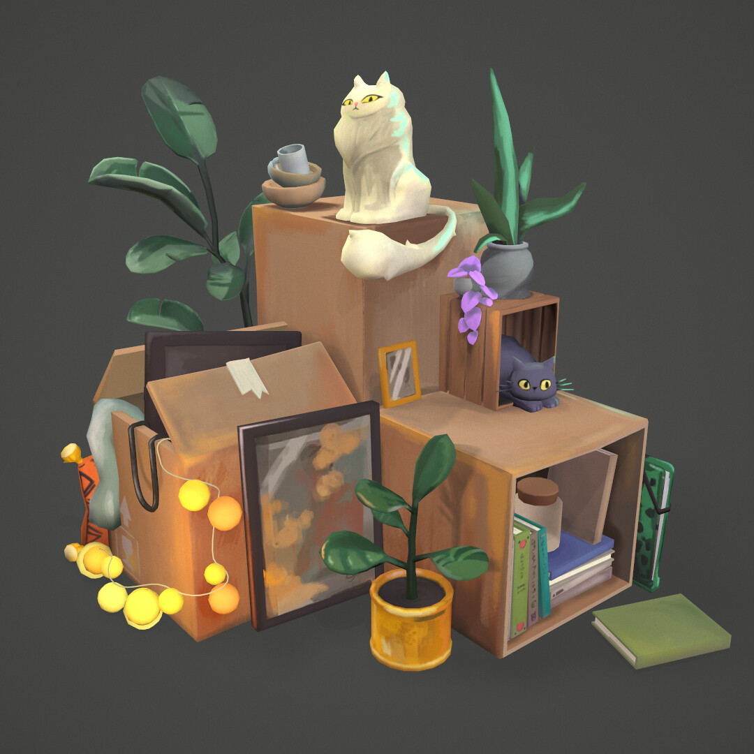 ArtStation - Moving boxes