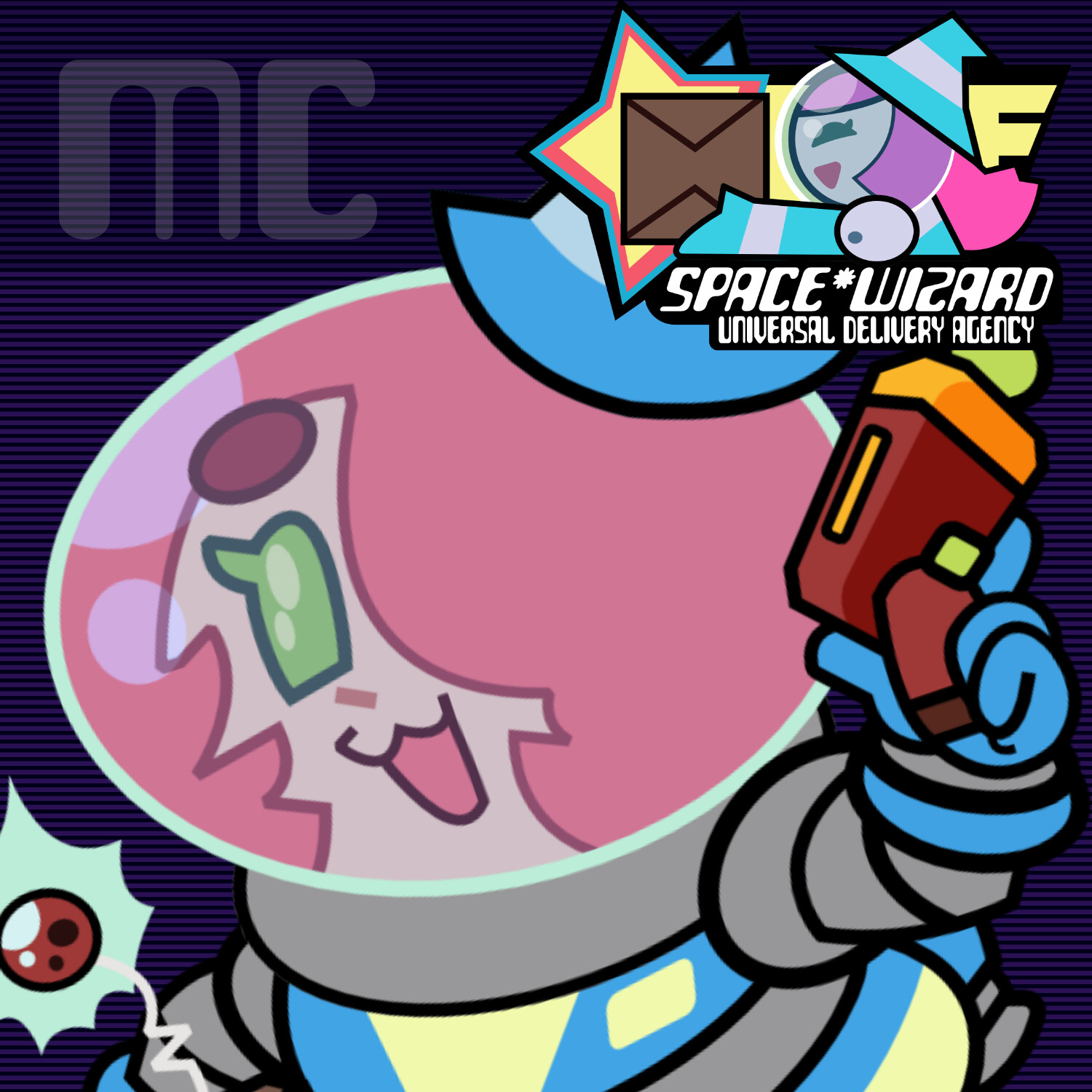 ArtStation - Design - Space Wizard Character Sheet + Logo Design