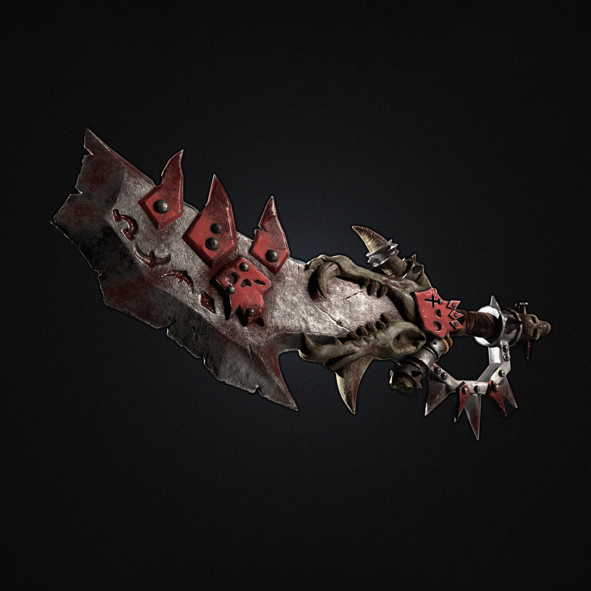 ArtStation - Dragon skull dagger