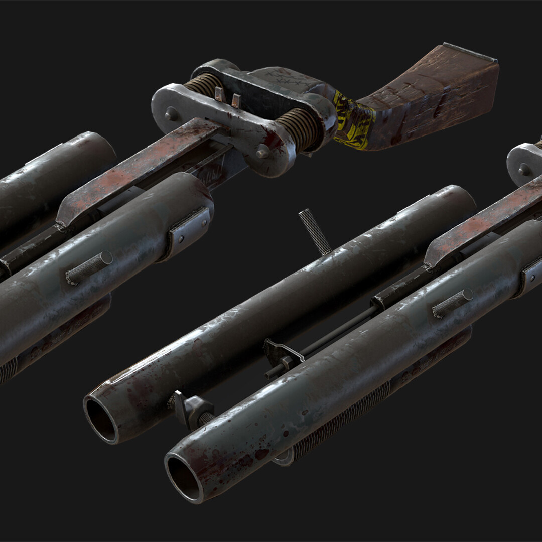 ArtStation - Pipe shotgun