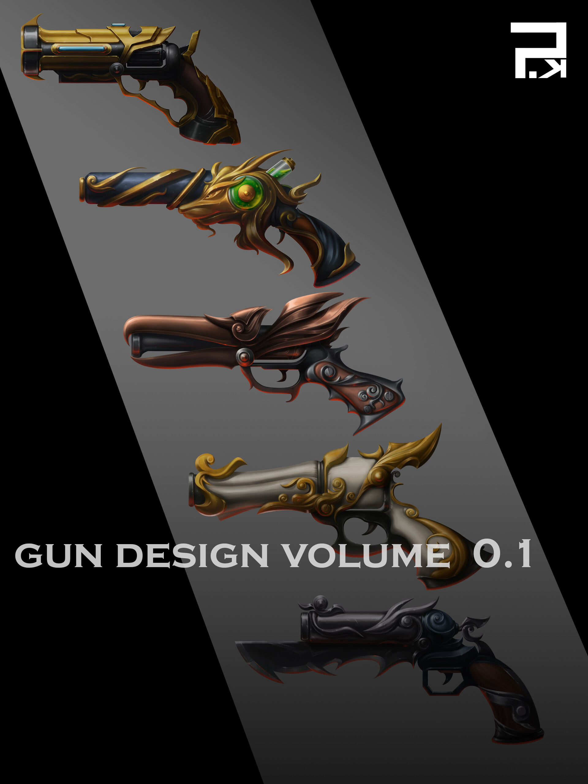 ArtStation - HAND GUN Design Volume 0.1