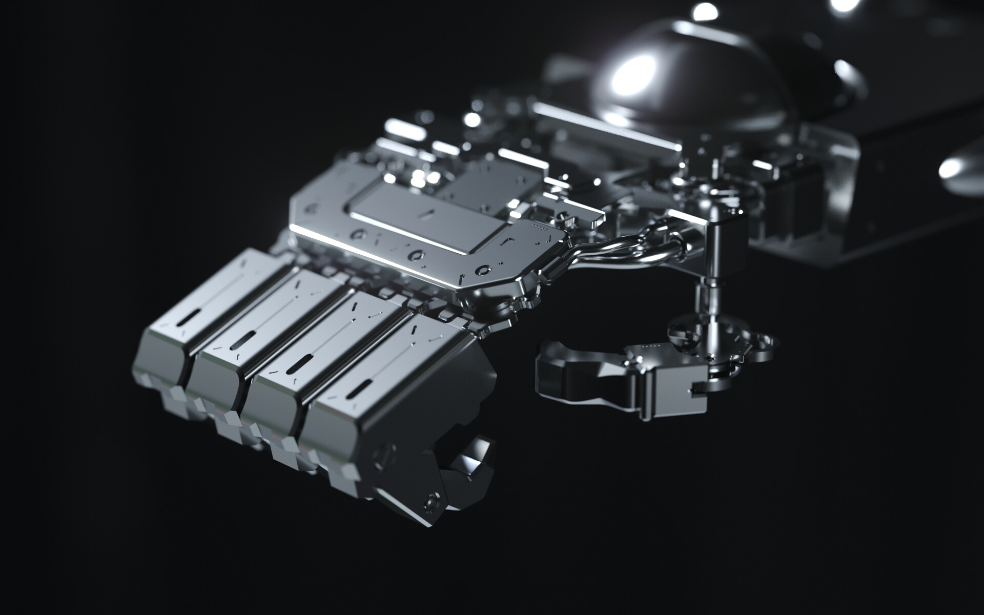 ArtStation - robot arm 3d concept