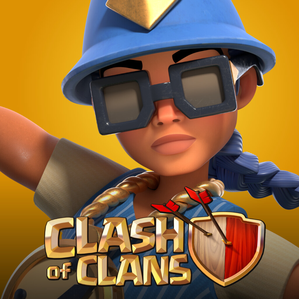 ArtStation - Clash of Clans : Party Champion