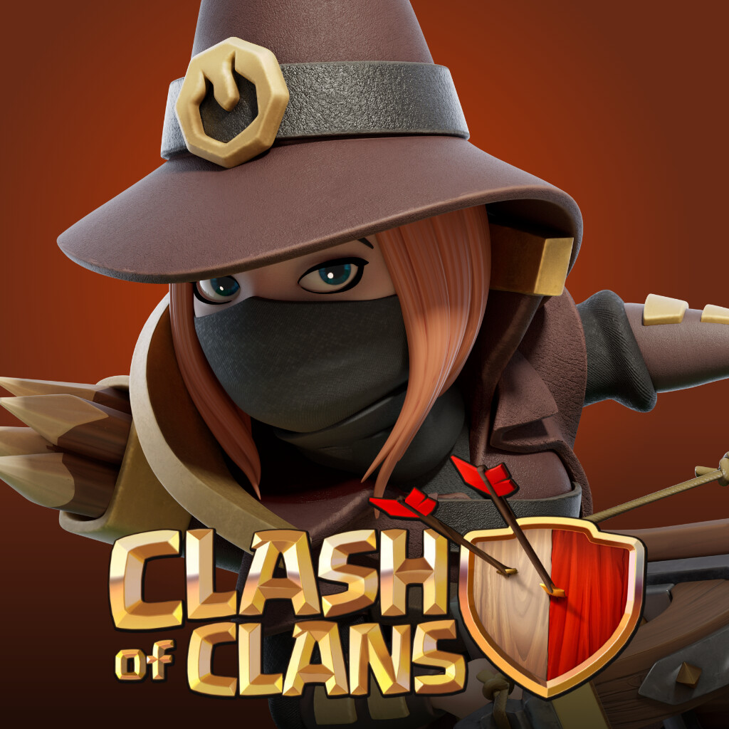 ArtStation - Clash of Clans : Shadow Queen