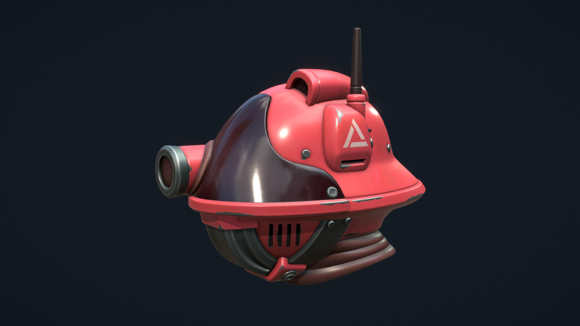 ArtStation - Retro Sci-fi Helmet