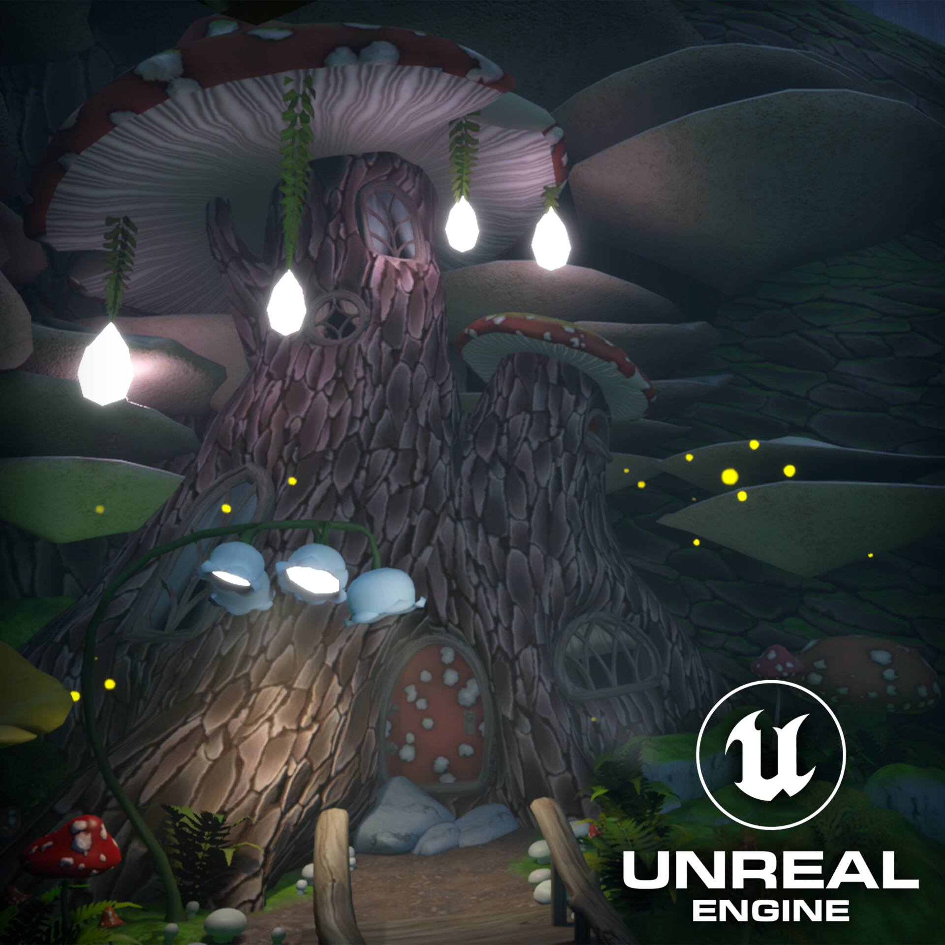 ArtStation - Mushroom Fairy Forest