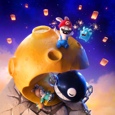 ArtStation - Mario + Rabbids | Lunar New Year 2023 - Water Rabbit