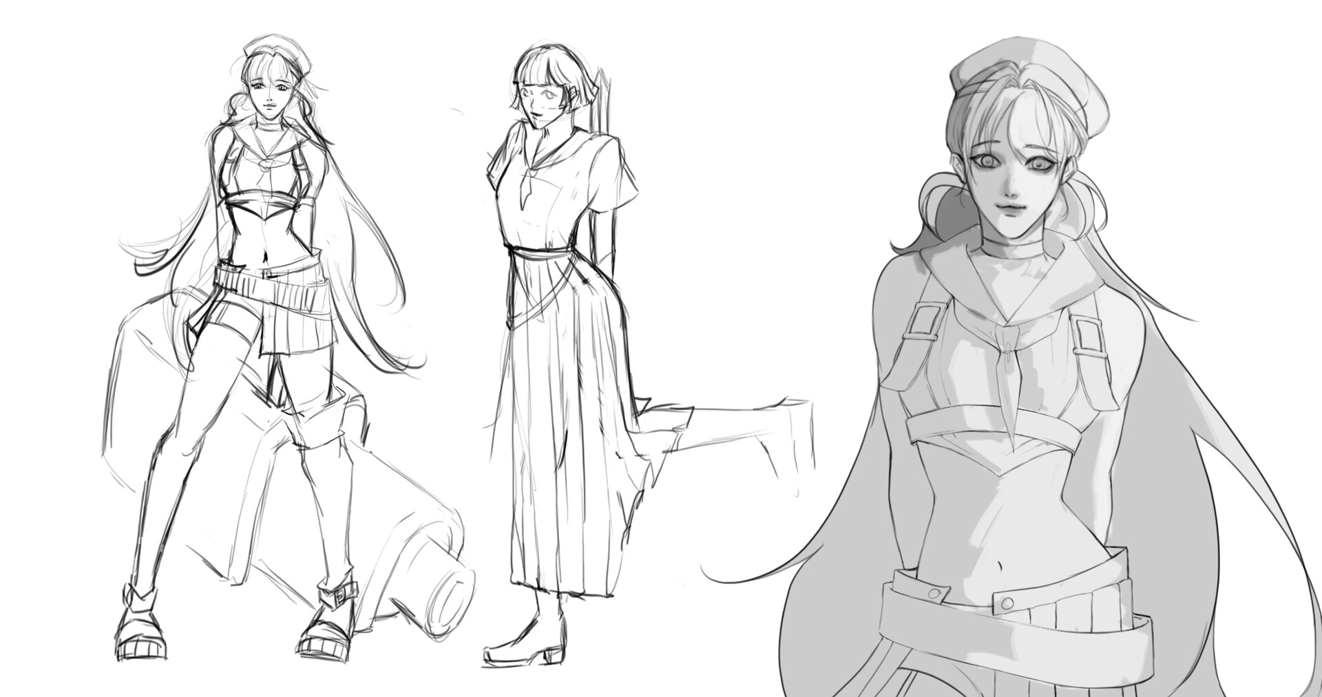 ArtStation - Character Concept Sketches