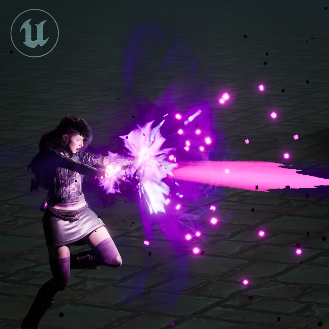 ArtStation - VFX - Stylized Beam