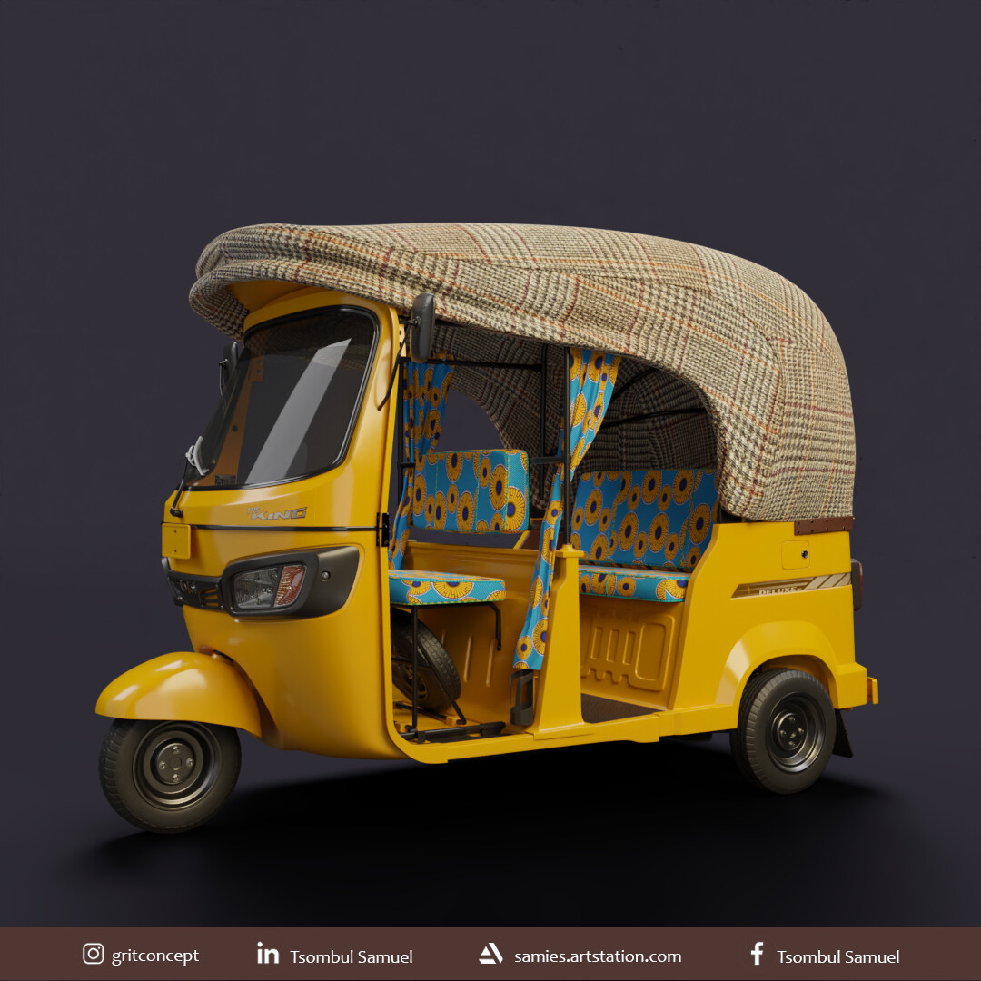 ArtStation - CAPPED RICKSHAW