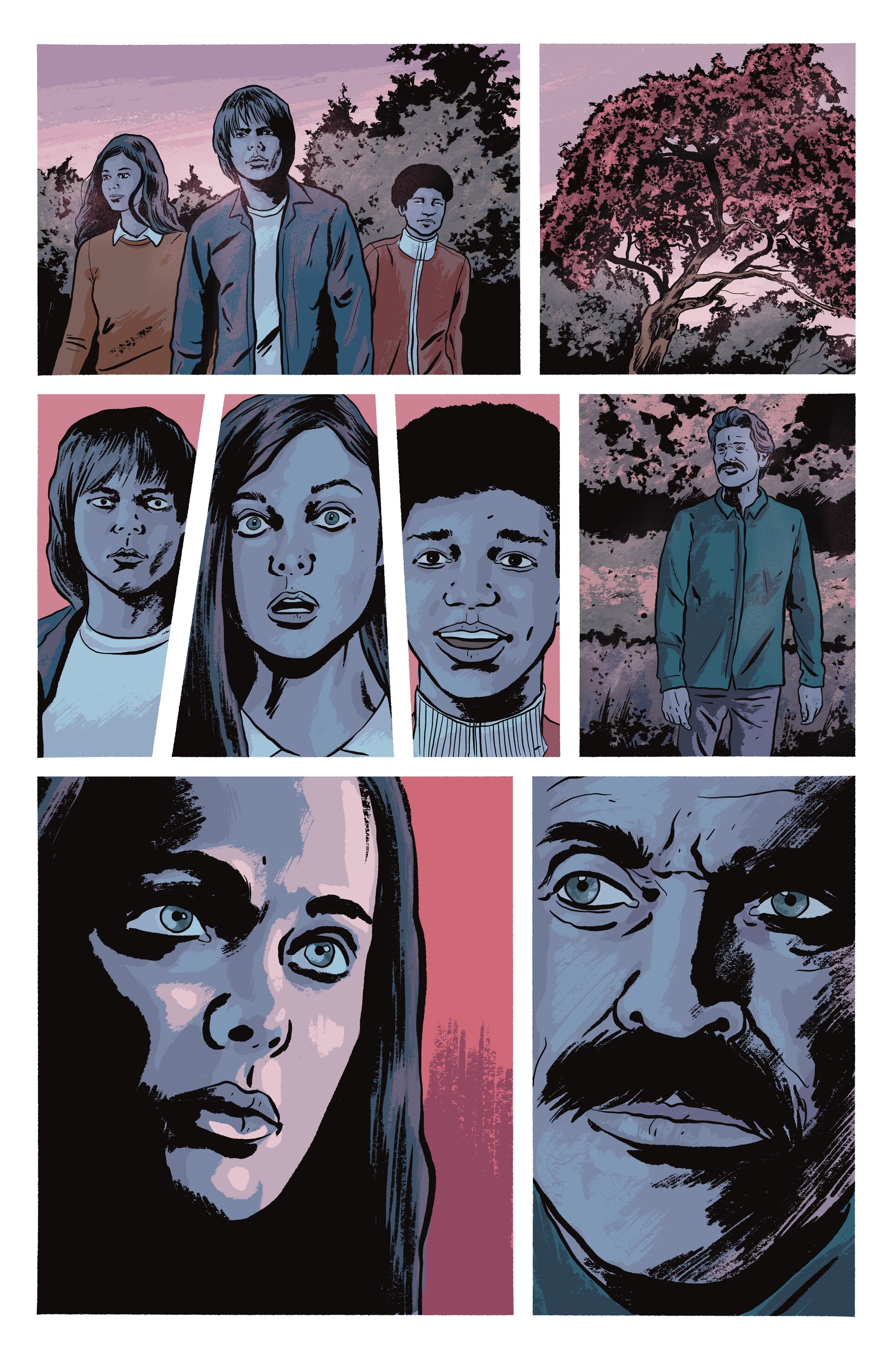 ArtStation - Dark Thing Bloom - Comic short Story