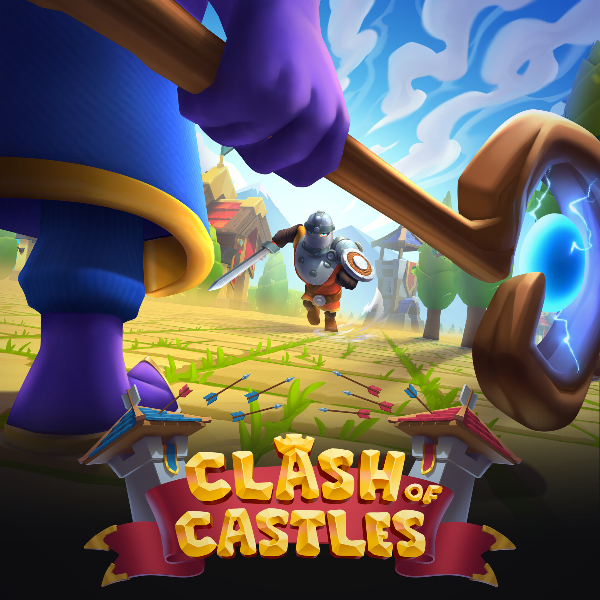 ArtStation - Clash of Castles | Knight & Mage (Charaсter Animations & VFX)